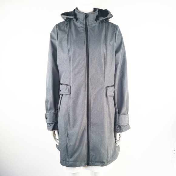 totes | Jackets & Coats | Totes Fleece Lined Longline Hooded Rain Coat ...